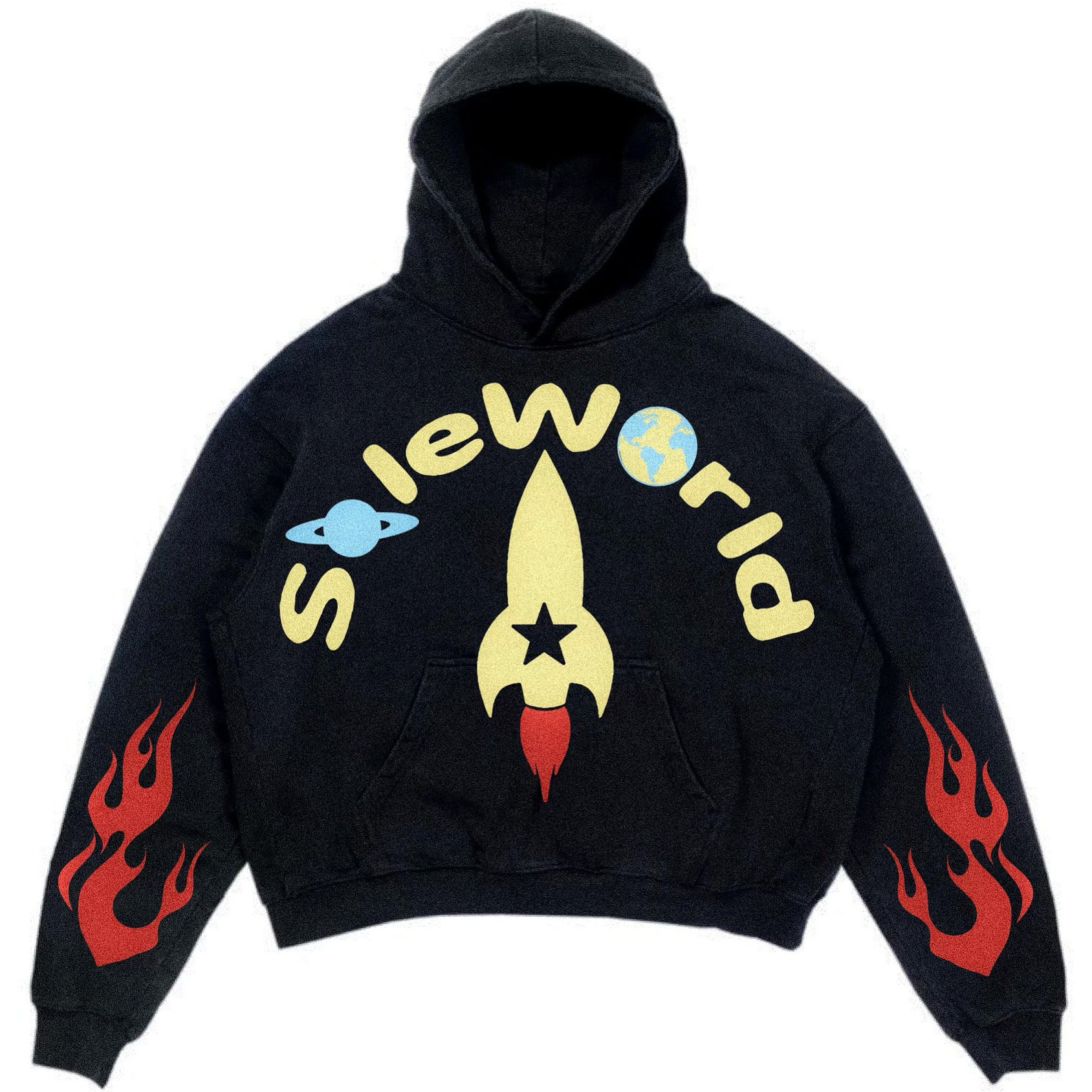 SW Rocket Flame Sleeve Hoodie – Sole World